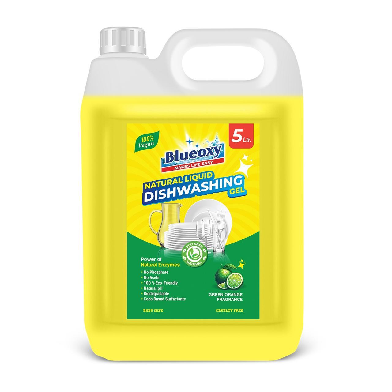 Blueoxy Natural Dishwashing Gel – Natural Enzyme Base | Green Orange ...